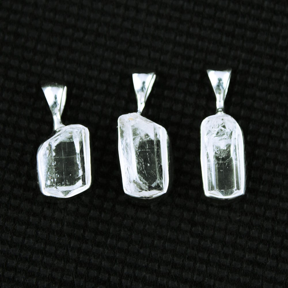 Phenakite, Pendants, Open Back, Medium, 1-1.49g - Pur Crystal